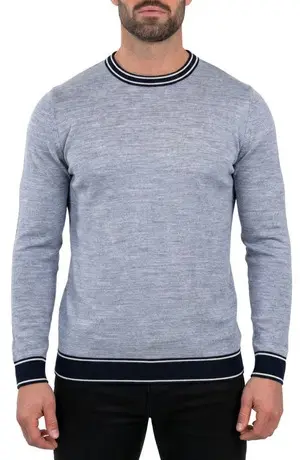 MACEOO Unknownseven Merino Wool Sweater - Grey