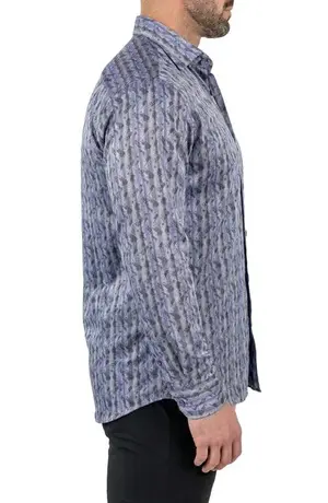 MACEOO Fibonacci Contemporary Fit Button-up Shirt