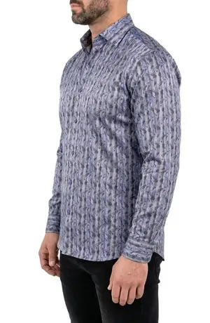 MACEOO Fibonacci Contemporary Fit Button-up Shirt