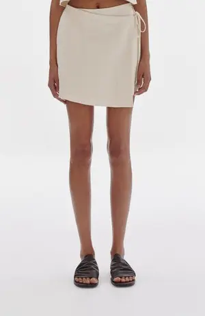 Nude Lucy Sibyl Linen Wrap Skirt
