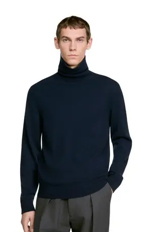 Sandro Roll Neck Cashmere Sweater