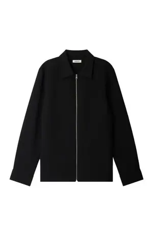 Sandro Zipped Shirt - Black