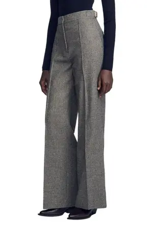 Sandro Wool Suit Trousers
