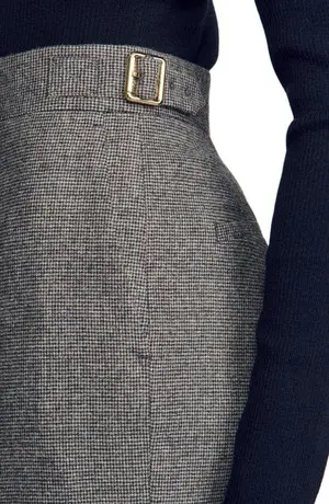 Sandro Wool Suit Trousers