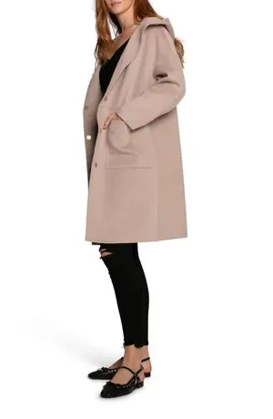 BELLE & BLOOM Sunday Morning Wool Blend Coat