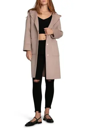 BELLE & BLOOM Sunday Morning Wool Blend Coat