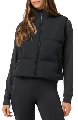Travis Mathew Quilted Midweight Stretch Jacket Black