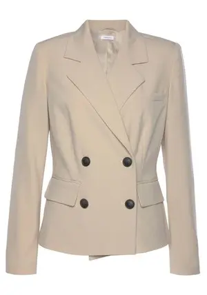 LASCANA Double Breasted Blazer With Notched Lapel