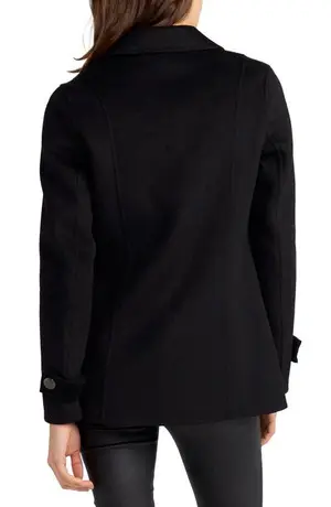 BELLE & BLOOM Forget You Wool Blend Military Peacoat