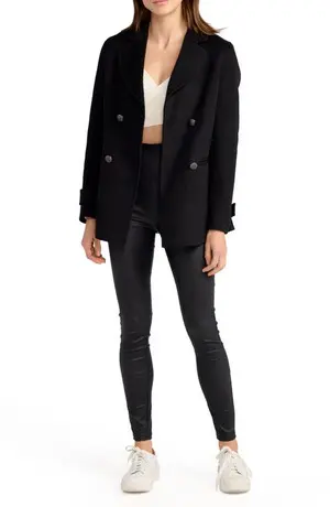 BELLE & BLOOM Forget You Wool Blend Military Peacoat