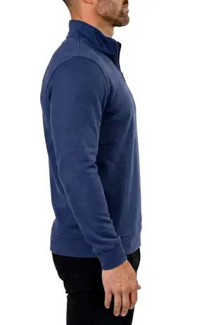 MACEOO Mercerized Cotton Quarter Zip Pullover