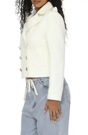 BELLE & BLOOM Back In Time Wool Blend Military Peacoat