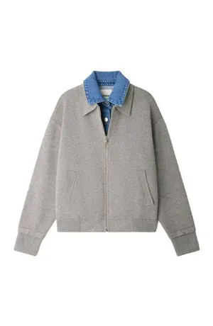Sandro 2-in-1 Zip Cardigan