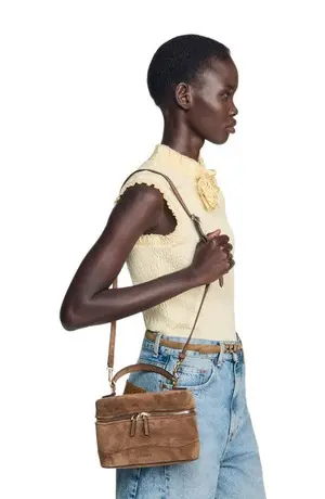 Sandro Tangolino Suede Bag