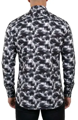 MACEOO Fibonacci Contemporary Fit Button-up Shirt