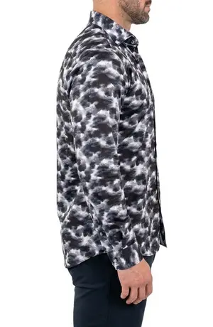 MACEOO Fibonacci Contemporary Fit Button-up Shirt