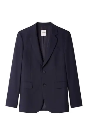 Sandro Virgin Wool Suit Jacket