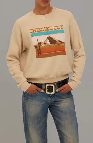 PROJECT SOCIAL T Checked Out Graphic Sweatshirt
