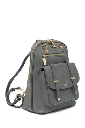 BELLE & BLOOM 5th Avenue Convertible Leather Backpack