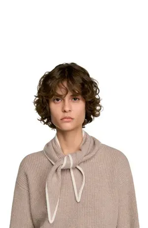 Sandro 2-in-1 Wool And Cashmere Sweater