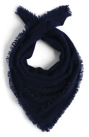 Zadig&Voltaire Stevie Strass Western Cashmere Square Scarf