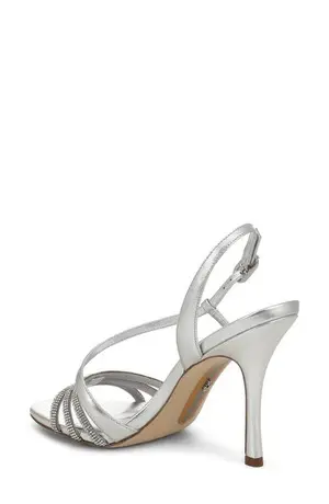 Sam Edelman Charli Glam Slingback Sandal - Soft Silver