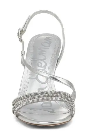 Sam Edelman Charli Glam Slingback Sandal - Soft Silver