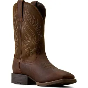Ariat Sport Riggs Waterproof Wide Square Toe Western Boot - Copper Kettle