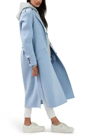 BELLE & BLOOM Skylilght Longline Wool Blend Coat