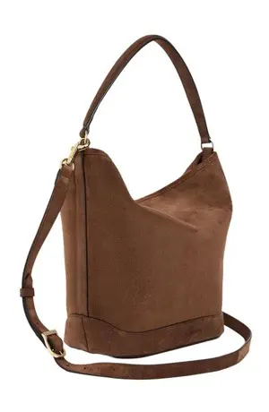 Sandro Tangoso Suede Bucket Bag