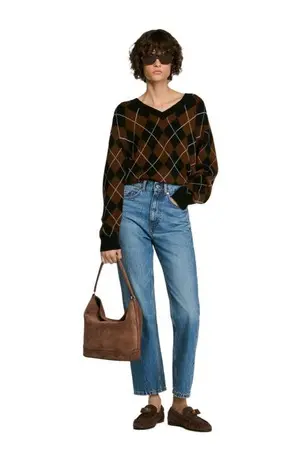 Sandro Tangoso Suede Bucket Bag