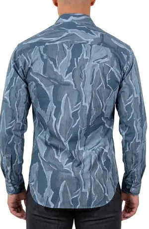 MACEOO Fibonacci Contemporary Fit Button-up Shirt