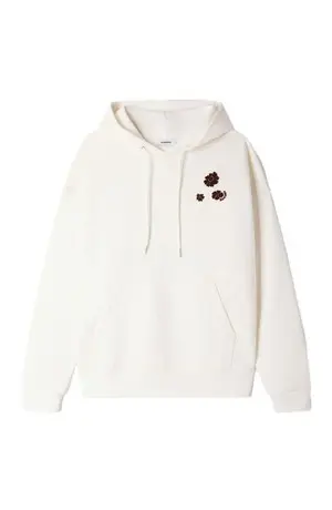 Sandro Oversized Floral Print Sweatshirt