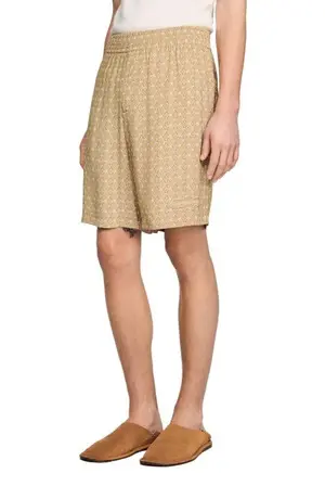 Sandro Link Print Floaty Shorts