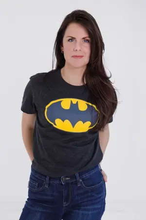 DC COMICS Justice League T-shirt - Batman Slate Grey