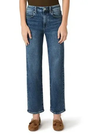 Paige Stevie Seamed Ankle Straight Leg Jeans