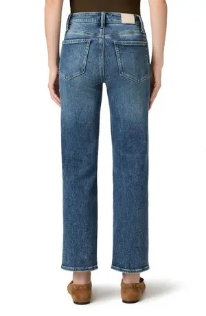 Paige Stevie Seamed Ankle Straight Leg Jeans