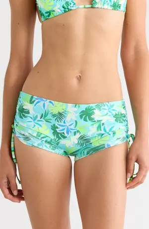 KULANI KINIS Ruched Cheeky Swim Shorts