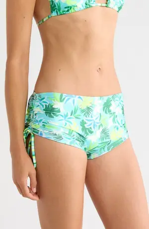 KULANI KINIS Ruched Cheeky Swim Shorts