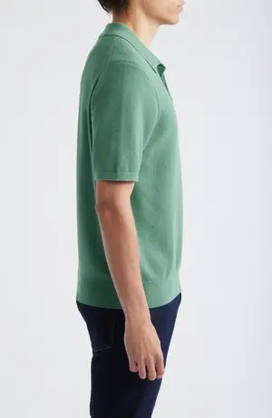 Paul Smith Short Sleeve Organic Cotton Polo Sweater