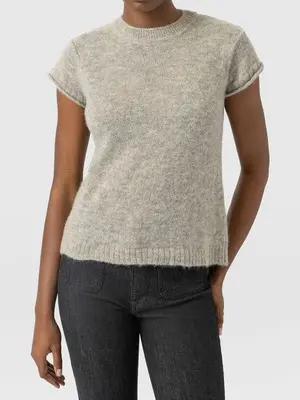 SAINT + SOFIA Ariella Baby Tee - Grey