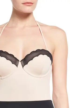 Topshop Scallop One-piece Swimsuit