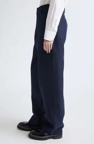 LII Double Faced Wide Leg Trousers