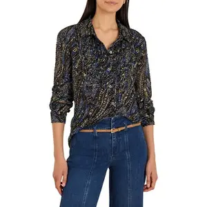 NIC+ZOE Portobello Paisley Chiffon Shirt