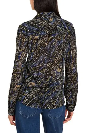 NIC+ZOE Portobello Paisley Chiffon Shirt
