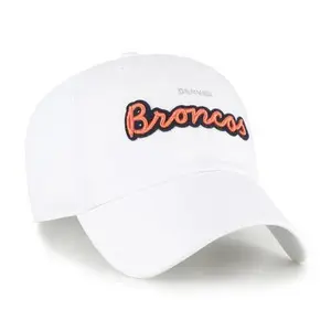'47 Denver Broncos Trendy Script Clean Up Adjustable Hat
