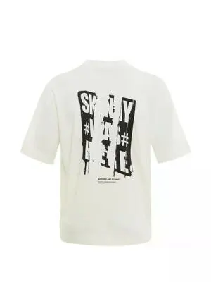 APPLIED ART FORMS Lm1-4 Graphic-print Oversized T-shirt