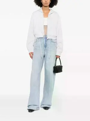 Alexander Wang Drawstring Wide-leg Jeans
