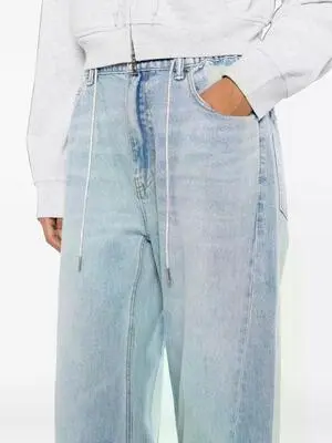 Alexander Wang Drawstring Wide-leg Jeans