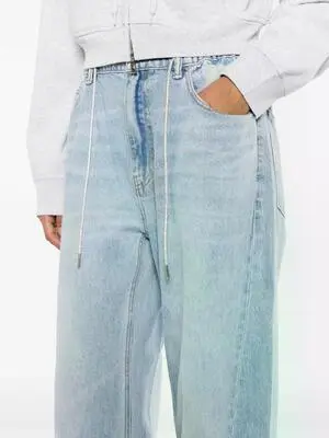 Alexander Wang Drawstring Wide-leg Jeans